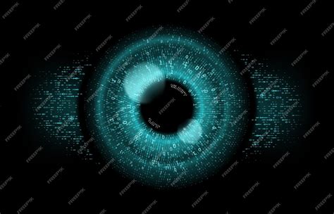 Premium Vector Digital Eye Data Network Cyber Security