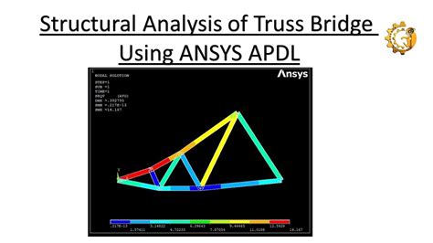 Structural Analysis Of Truss Bridge Using Ansys Apdl Youtube