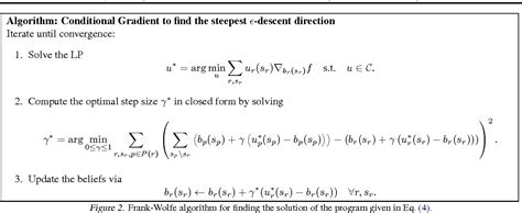 Frank Wolfe Algorithm Semantic Scholar