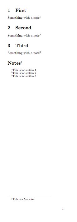 How To Attach A Footnote To The Notes Which Is The Head Of My Endnotes Generated By The