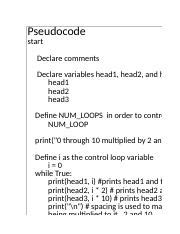 Using A While Loop And Break Statement In Python Xlsx Pseudocode Start Declare Comments