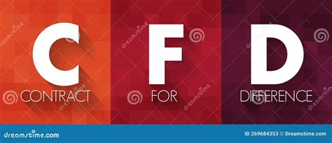 Cfd Contract For Difference Financial Contract That Pays The Differences In The Settlement