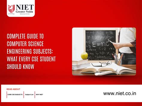 Complete Guide To Computer Science Engineering Subjects What Every Cse