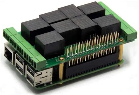 Sequent Microsystems 8 Relays 8 Layer Stackable Hat For Raspberry Pi Robotshop