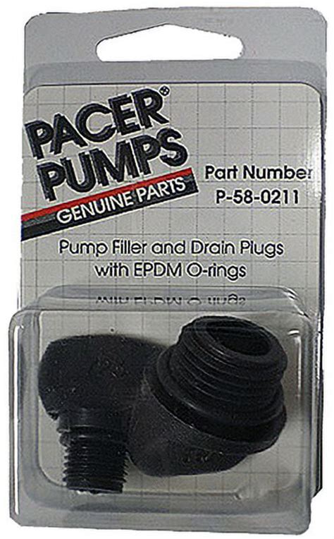 Pacer Pumps Drain & Fill Pump Plug Kit With EPDM O-Rings For All ...