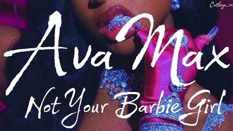 Ava Max Not Your Barbie Girl Tradu O Youtube