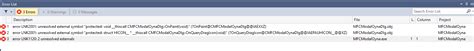 MFC Project Has Linking Error On Visual Studio 2013 Stack Overflow