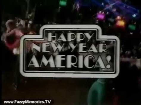 Cbs Network Happy New Year America Part 1 1980 Youtube