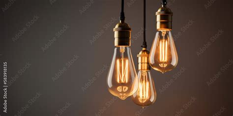 Artful Illumination Hanging Designer Lamps For A Trendy Industrial Look Ai Generated Art
