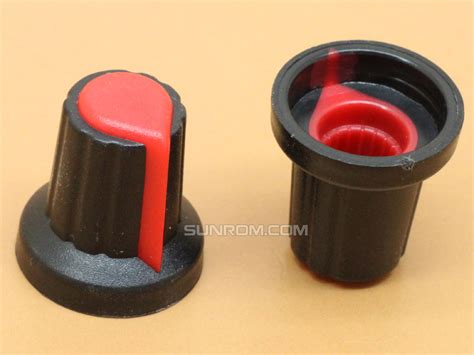 Red Knob For 6MM Shaft Encoders Pots 5168 Sunrom Electronics