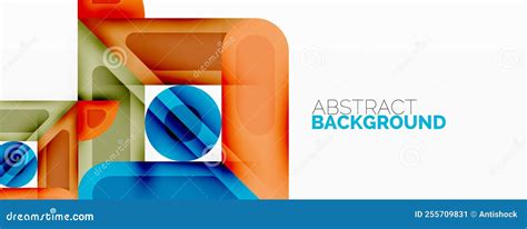 Vector Geometric Abstract Background Design Stock Vector Illustration Of Presentation