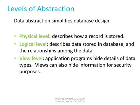 slide 3 data abstraction and 3 schema