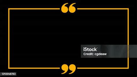 배경에 대 한 견적 마크 쉼표 기호 배너 프레임 복사 공간 따옴표 사각형 거품 아이콘 인용 프레임 템플릿 주황색 에 블랙 0명에 대한 스톡 벡터 아트 및 기타 이미지