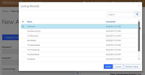 allowing users to see a lookup field as a dropdown field in dynamics