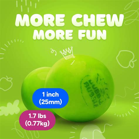 Bubble Gum Ball Green Dubble Bubble Cotton Candy Gumballs 4 Oz Bag