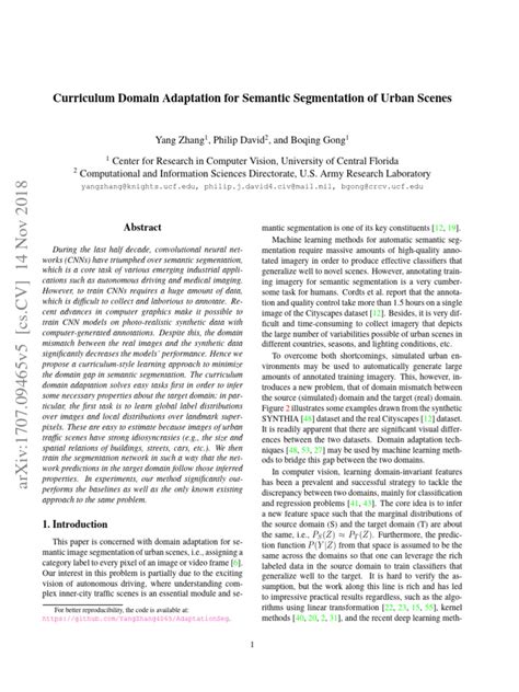Curriculum Domain Adaptation For Semantic Segmentation Of Urban Scenes