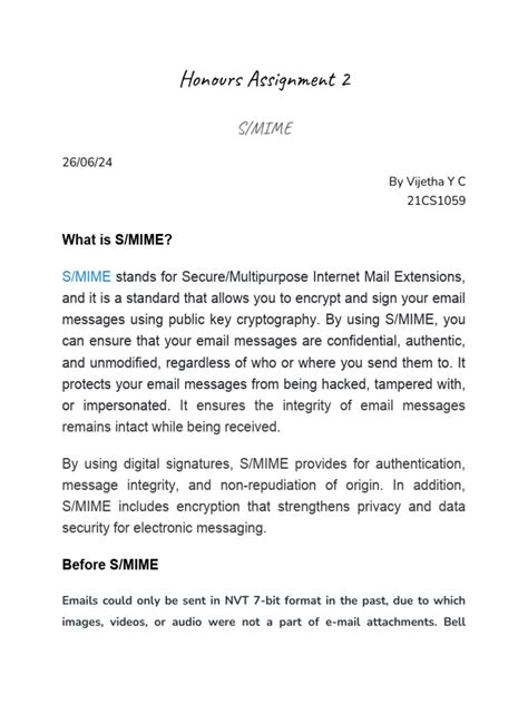 S Mime Pdf Public Key Cryptography Encryption