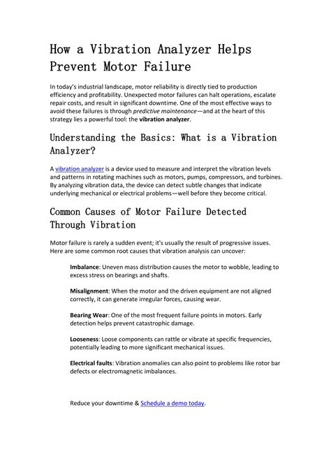 Ppt How A Vibration Analyzer Helps Prevent Motor Defects Powerpoint Presentation Id 14173573