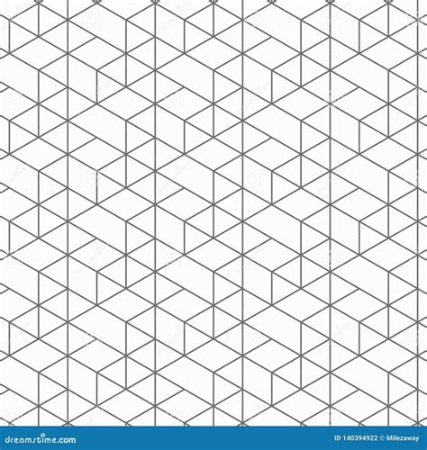 Geometric Vector Pattern Repeating Linear Triangle Square Diamond Shape Arrow Shape Rhombus