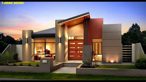 One Story Modern Style Houses