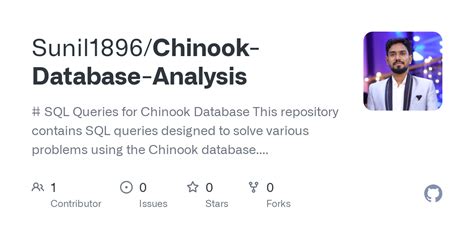 github sunil1896 chinook database analysis sql queries for chinook