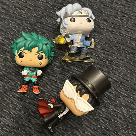 Funko Other Funko Pop Anime Lot Deku Tuxedo Mask And Mitsuki Poshmark