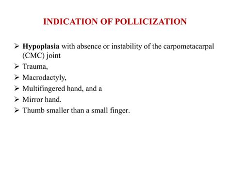 Pollicization Pptx