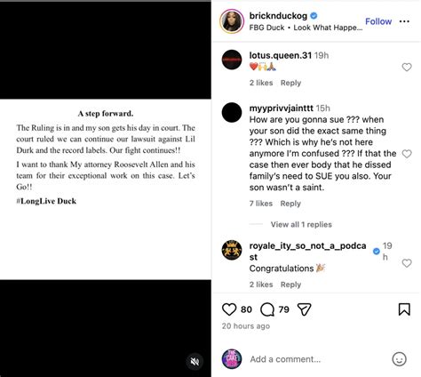 Fbg Ducks Mom Clears Hurdle To Sue Lil Durk The Goldmidi