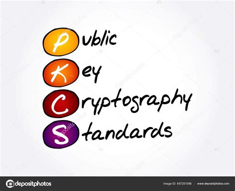 pkcs public key cryptography standards acronym technology concept
