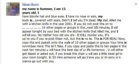Examples Chain Letter Scams