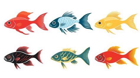 Premium Vector Fish Vector On A White Background