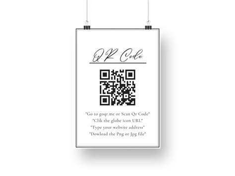 Wedding Invitation QR Code Template Digital Printable Editable Wedding Invite Qr Code