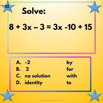 Equations With Variables On Both Sides Walk About TpT