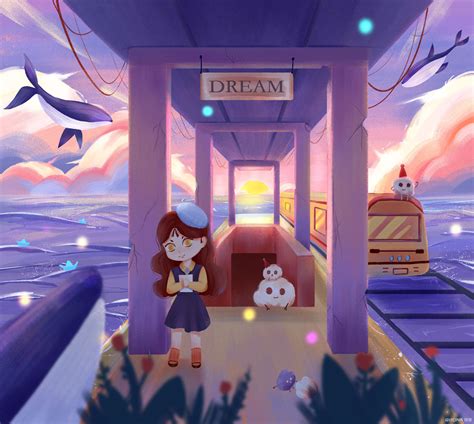 梦境插画风格插画设计作品 设计人才灵活用工 设计dna