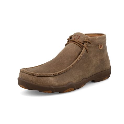 Twisted X Mens Chukka Ultralite X Driving Moc Bobsfootwear
