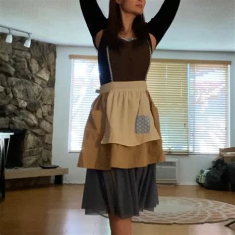 Cinderella Apron Cinderella Work Apron Princess Style Womens Full