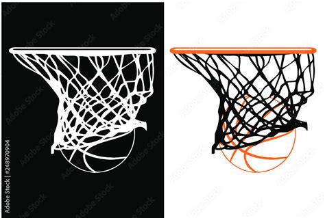 Basketball Hoop Stock Vector Adobe Stock