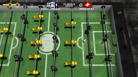 دانلود بازی کم حجم تور جهانی فوتبال دستی برای کامپیوتر Foosball World Tour دانلود رایگان