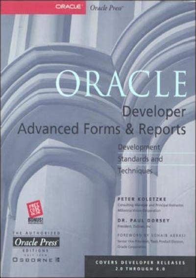 PDF Oracle Developer Advanced Forms And Reports Free