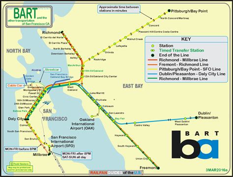 California Bart Map