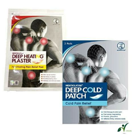 Mentholatum Plaster Deep Heating Plaster Deep Cold Patch 2s Pack Lazada