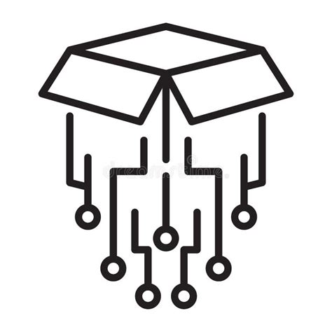 Digital Product Linear Icon Product Development Collection Vector Illustration Stock Vector