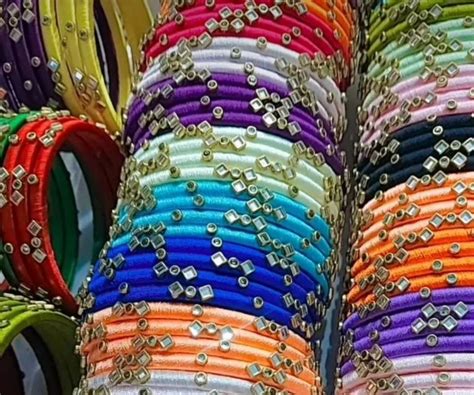 Kundan Silk Thread Bangles At ₹ 99set In Komarapalayam Id 2852924379797