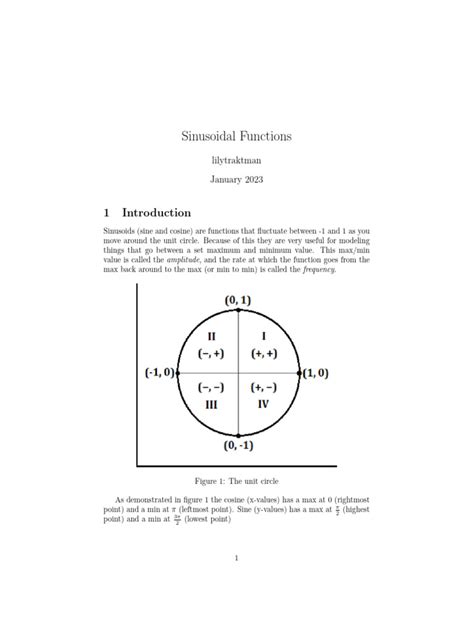 Sinusoidalfunctions Pdf