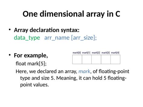 Array Definition And Uses In Computerpptx