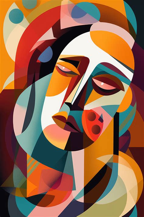 Pin Auf Abstract Face Art [displate]