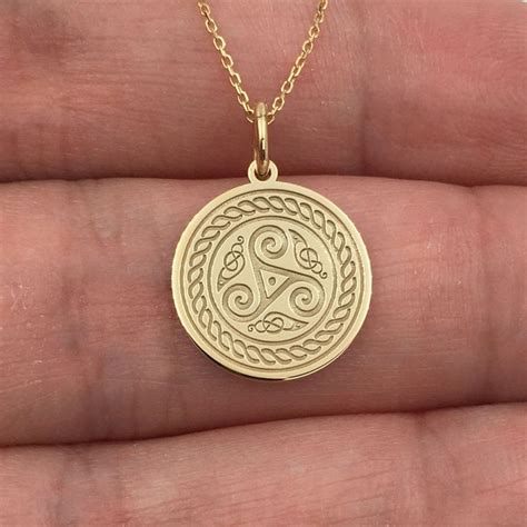Triskelion Necklace Etsy