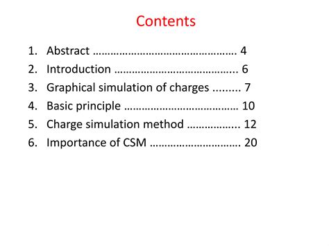 Charge Simulation Method Pptx