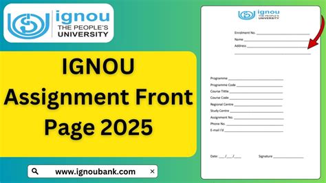 Ignou Assignment Submission Link 2025 Complete Guide To Submit Your